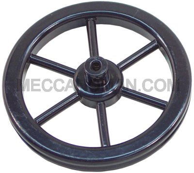 (132a) Flywheel, 3" Dia, 6 spoke, superior solid brass replacement ...